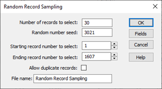 New Sampling Method Added to IDEA 11